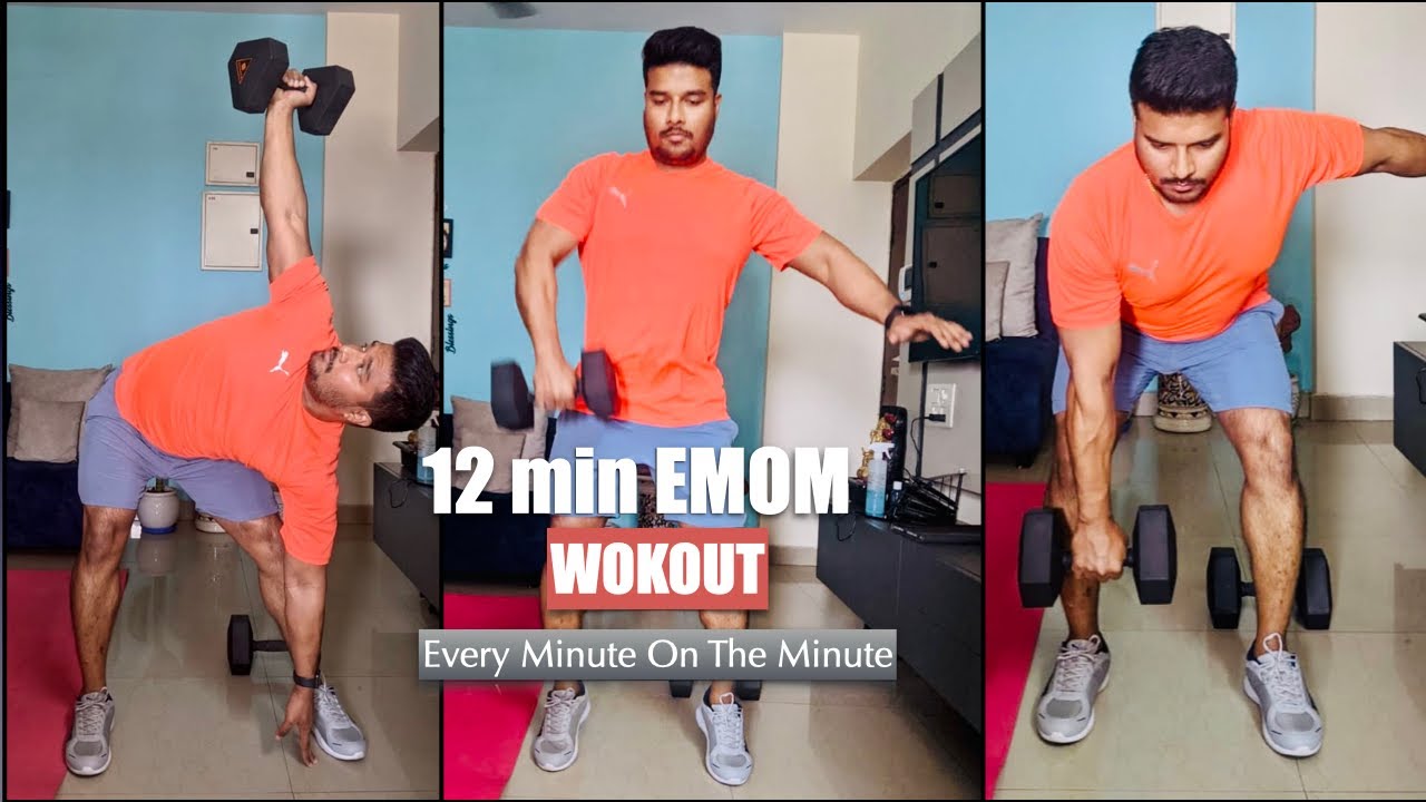12 minute Emom Workout Build Strength & Endurance - YouTube