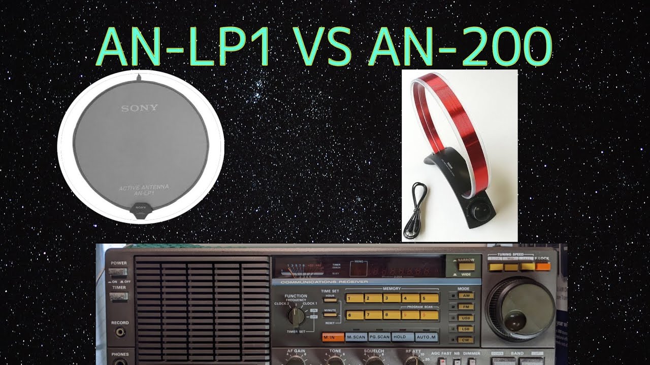 TECSUN AN-200 VS SONY AN-LP1 - YouTube