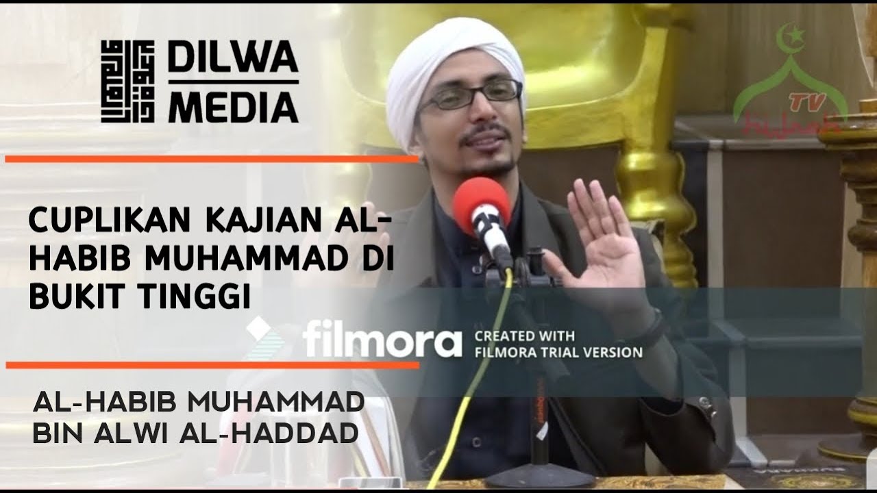 Cuplikan kajian Habib Muhammad Bin Alwi Al-Haddad di Bukit Tinggi - YouTube