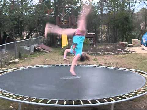 Gymnastics on Trampoline - YouTube