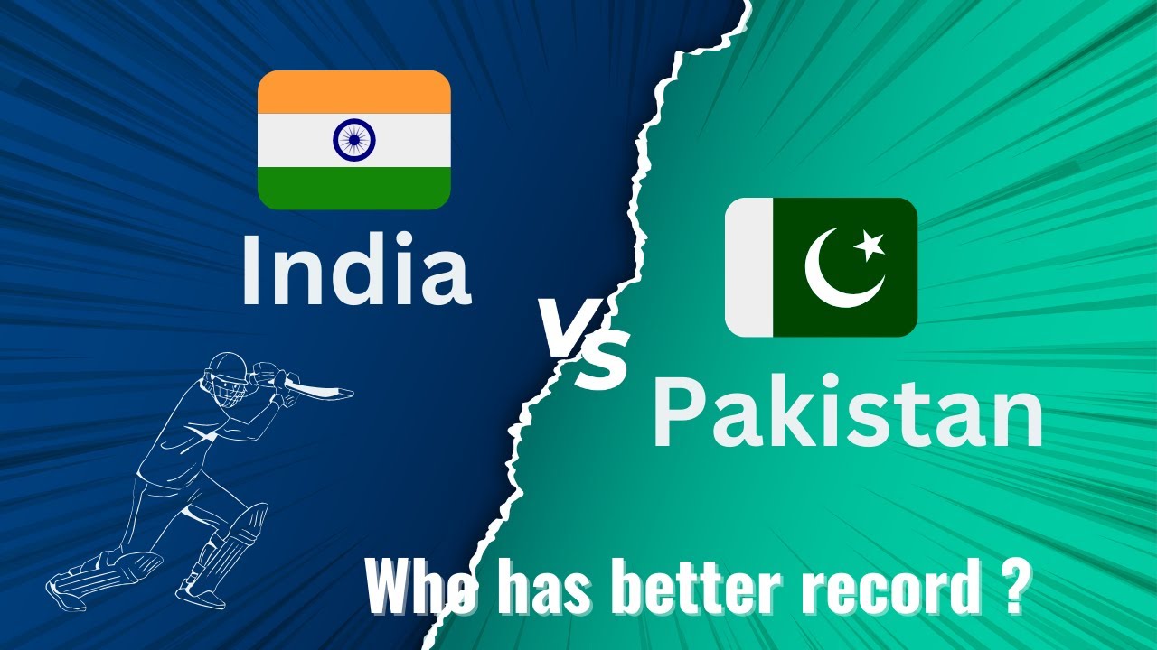 The Biggest Cricket Rivalry: India Vs Pakistan - A Statistical Showdown ...