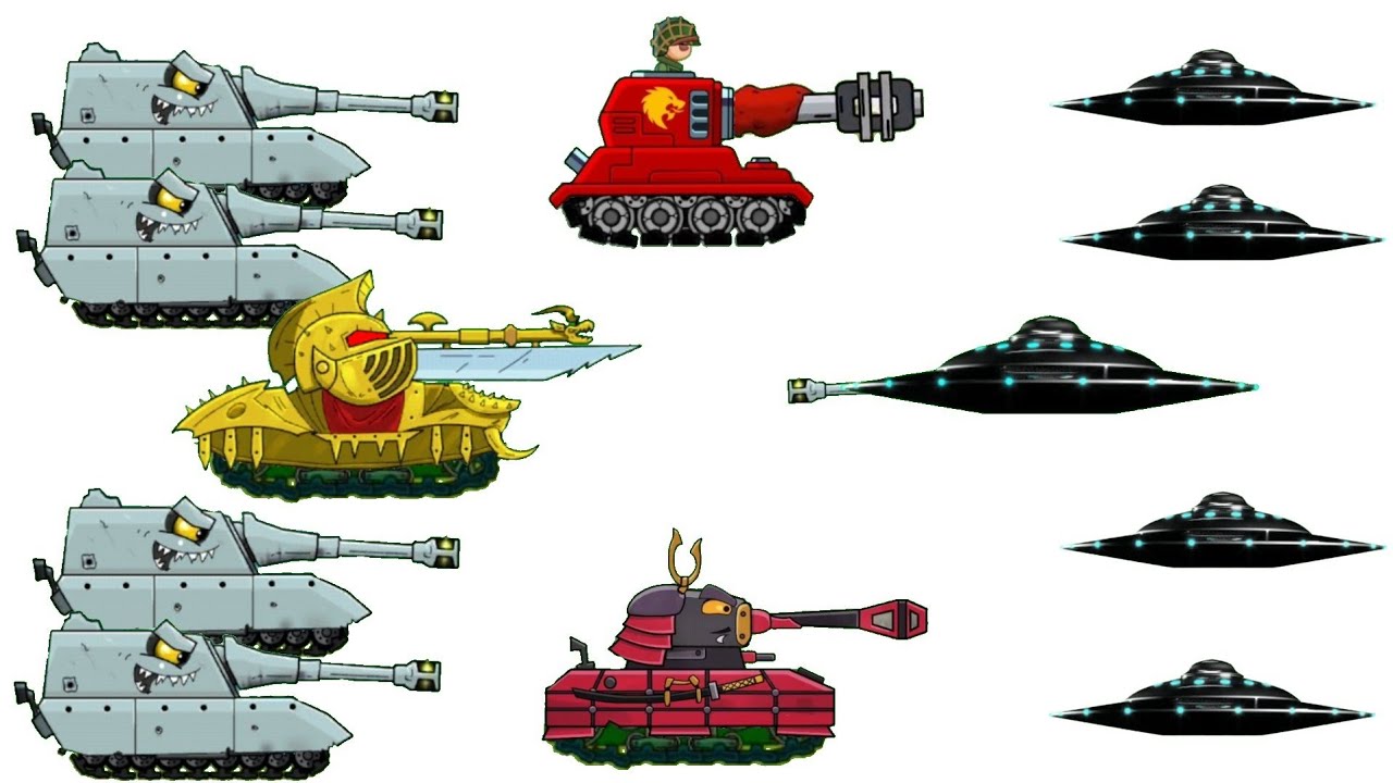 Monster tank fighting aliens - YouTube
