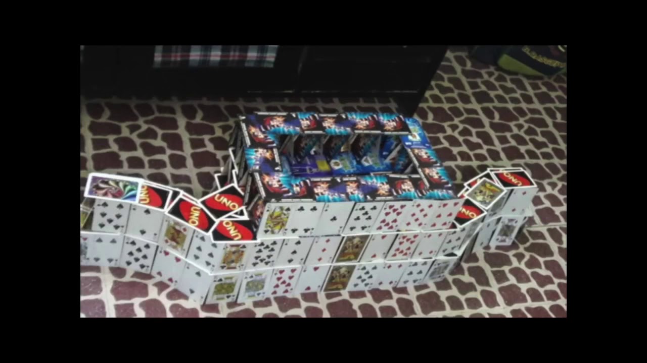My 1st Video - Card Stacking - Arnav Daga - YouTube