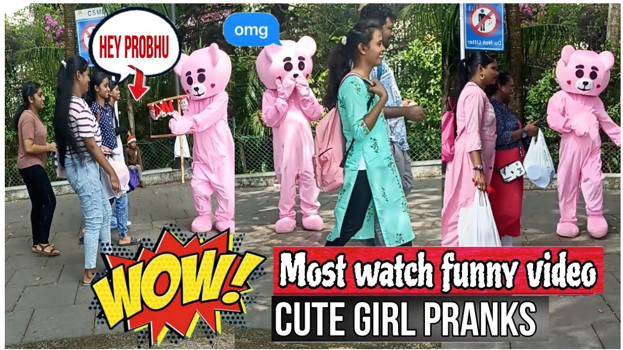 teddy bear comedy | comedy funny video pink teddy | pink teddy bear ...