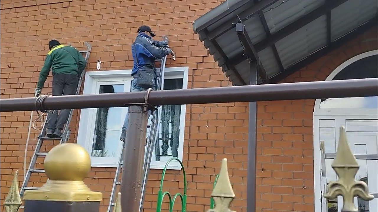 Жидкий Утеплитель Пеновата Пеноизол за облицовочный кирпич - YouTube
