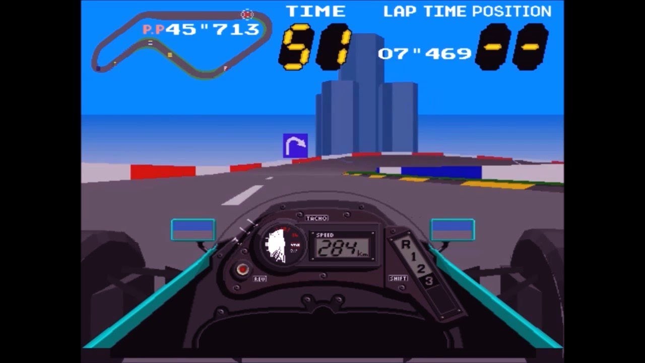 Winning Run (1988) - Advanced 3D racing game - YouTube