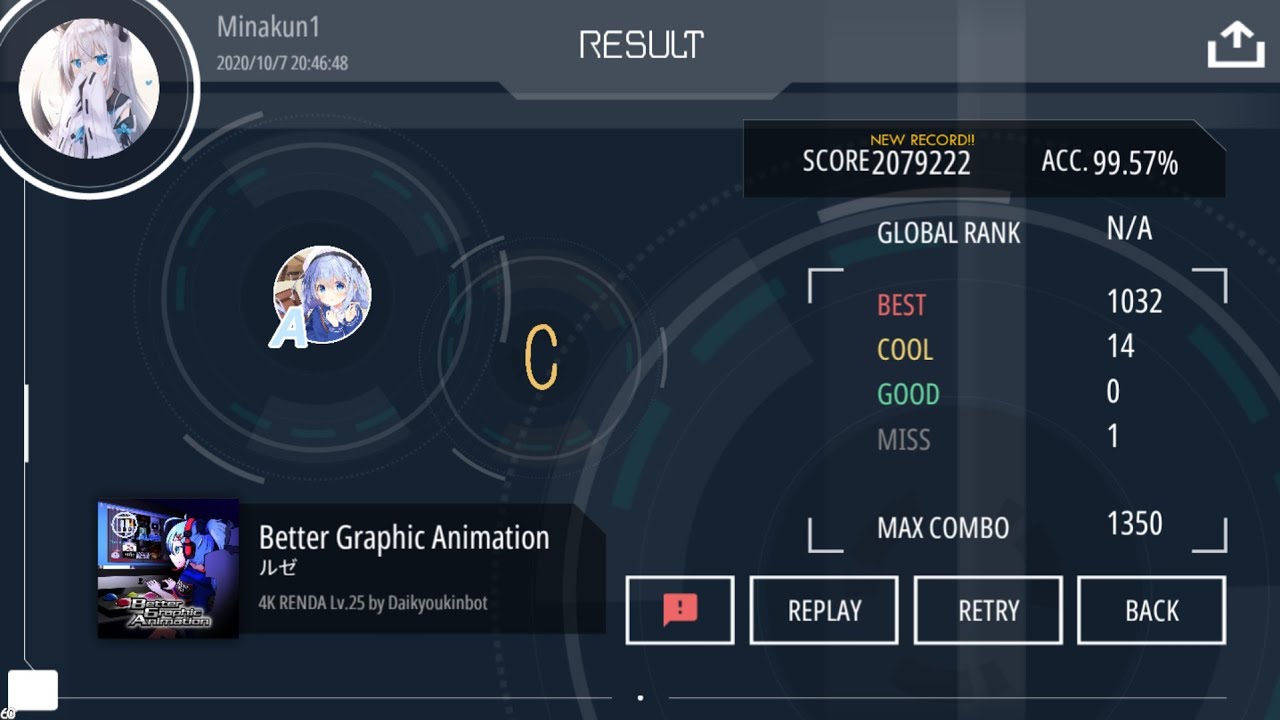 [Malody] - (ルゼ - Better Graphic Animation) (4K RENDA Lv.25) (Judge C ...