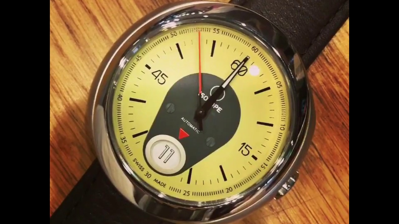 ISOTOPE RIDER Jumping hour watches - finally a new idea - YouTube