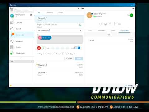 Voicemail | Mitel MiVoice Connect Client - YouTube
