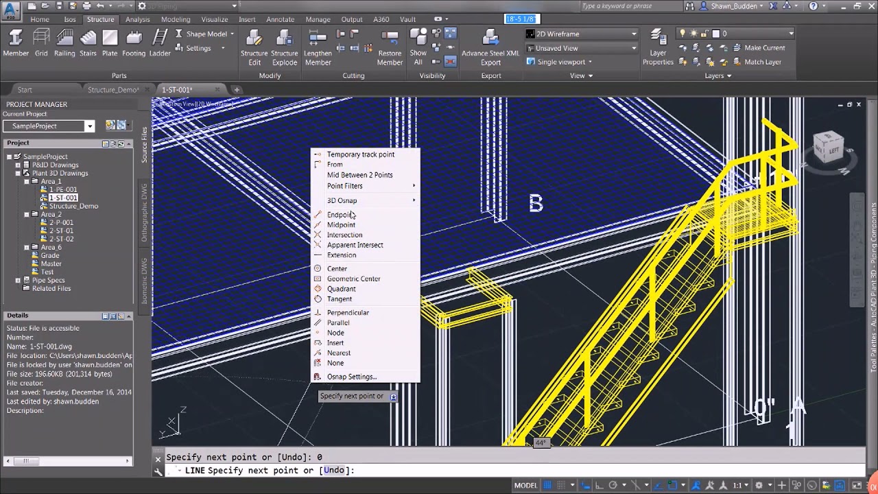 creating stairs in Autocad Plant 3D/ Autocad Plant 3D tutorials - YouTube