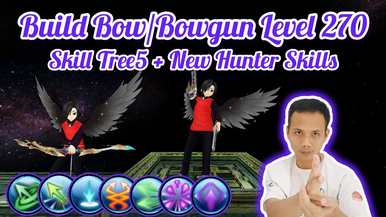 Build Bow/Bowgun Level 270 (T5 + Hunter skill) ~ Toram Online - YouTube