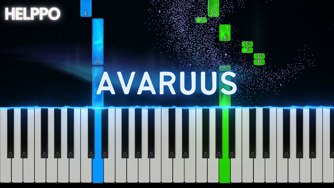 Avaruus | Easy Piano Tutorial Chords - Chordify