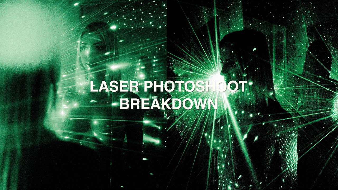 How to light a photo shoot with just lasers - YouTube