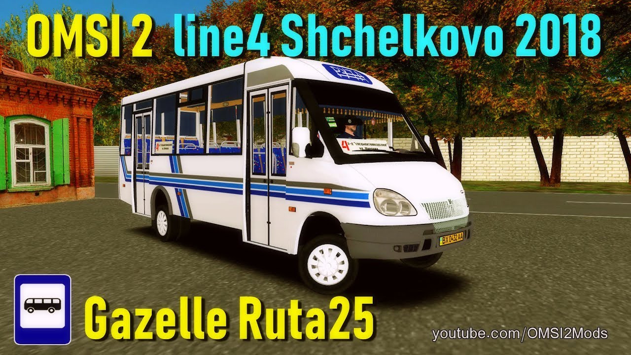 OMSI 2 Bus Simulator - Gazelle Ruta25 Mini-Bus - YouTube