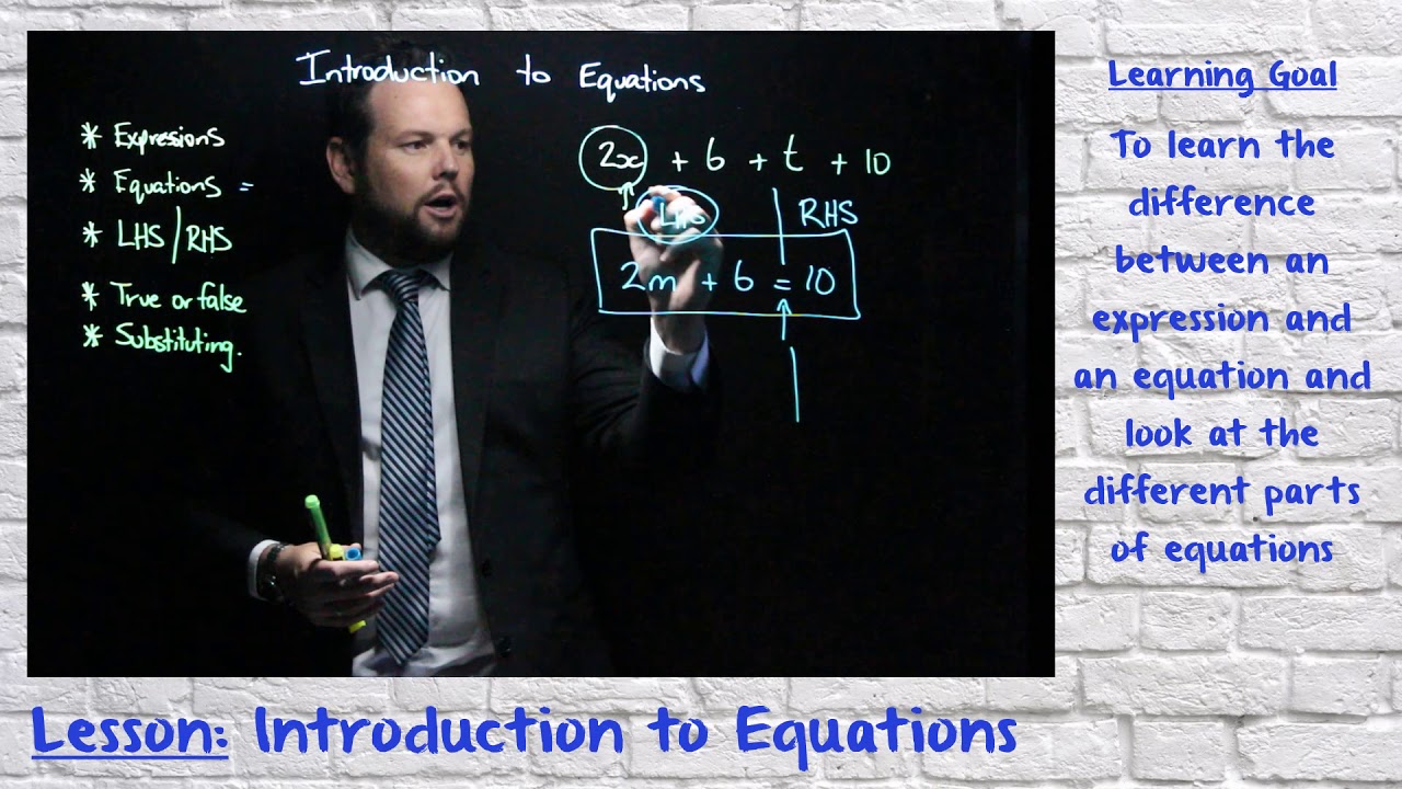 Introduction to Equations - YouTube