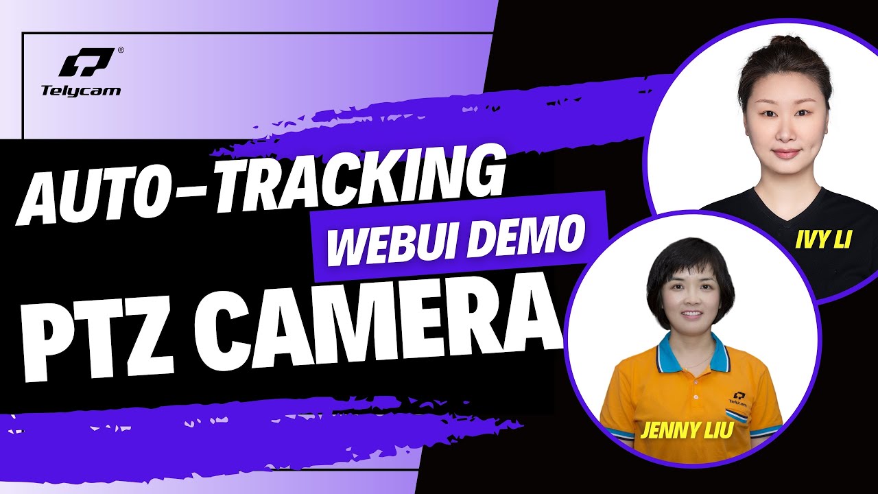 Telycam Auto-tracking PTZ Camera and New WebUI DEMO - YouTube