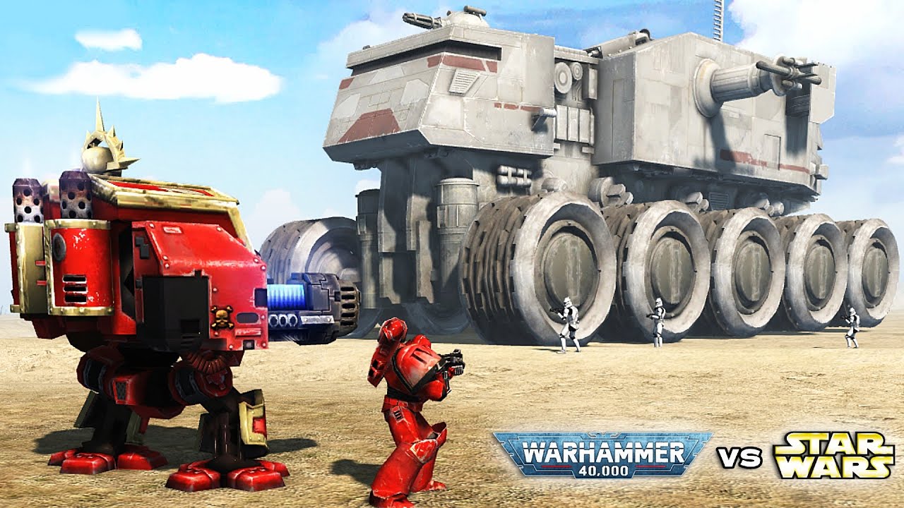 WARHAMMER 40K vs STAR WARS: Space Marines vs Clone Troopers - Men of ...