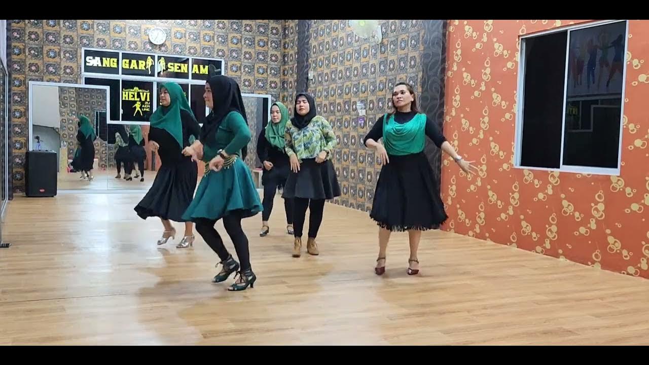 BIE ZHI JI DANGDUT, Line Dance, High Beginner, Erni Jasin (INA) - YouTube