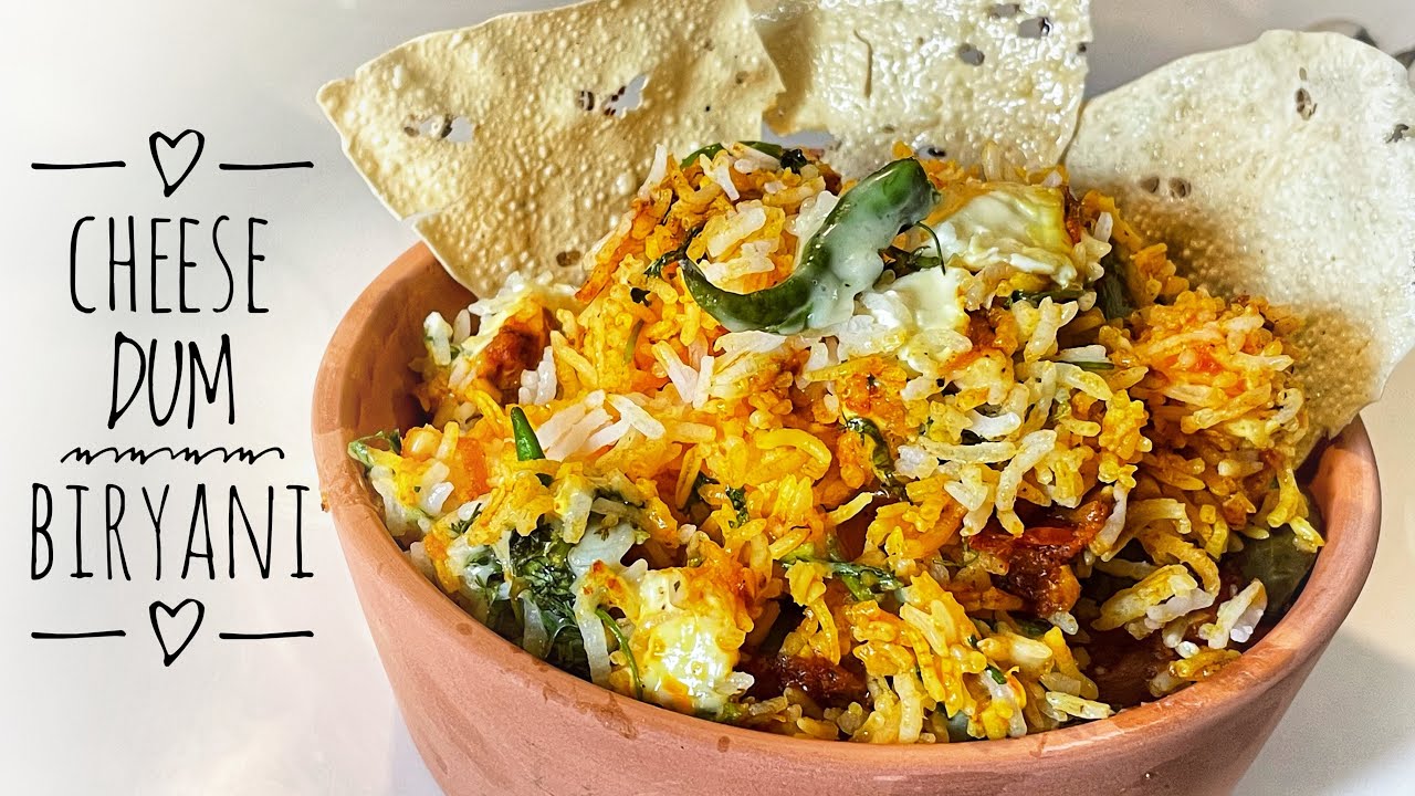 Cheese Dum Biryani - YouTube
