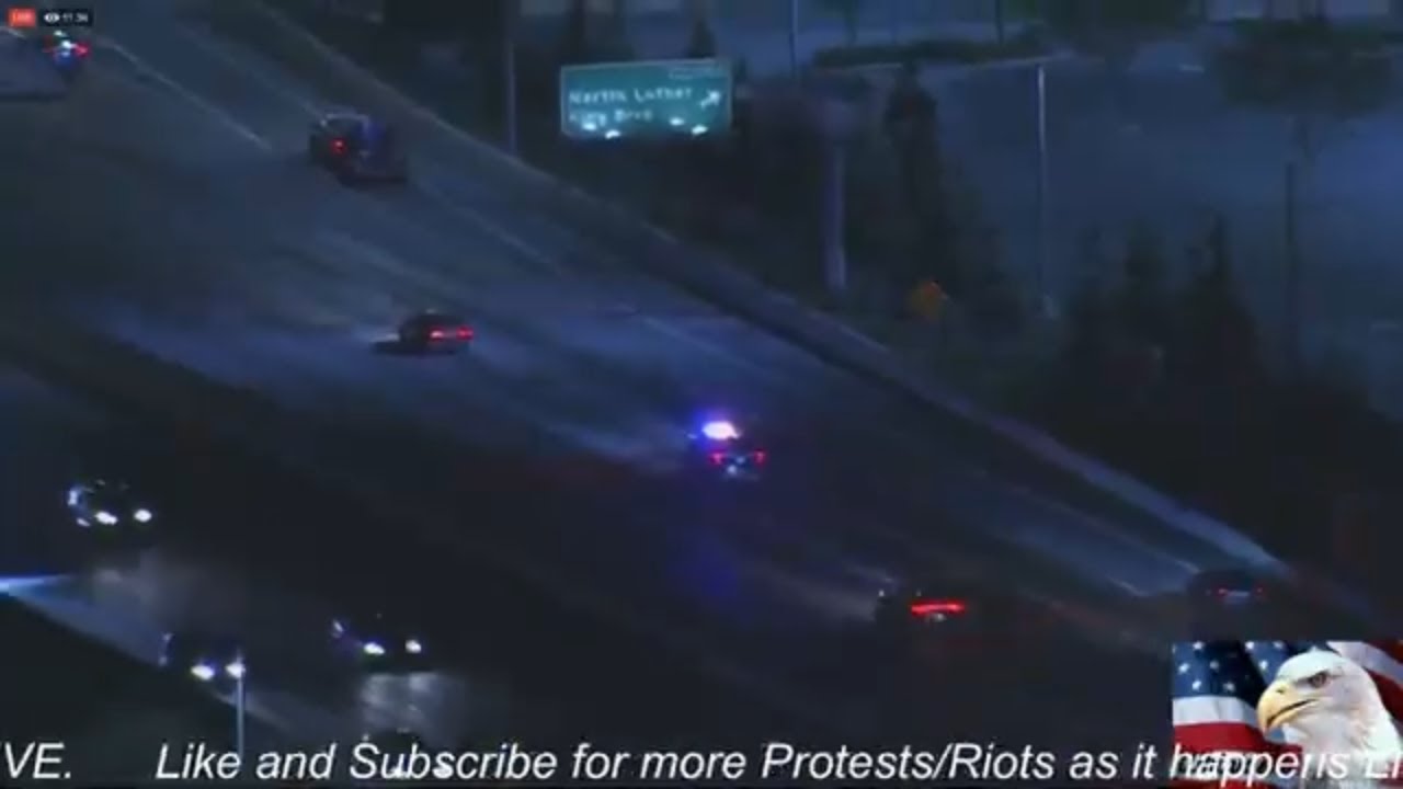 Police Chase in Los Angeles (LIVE) - YouTube