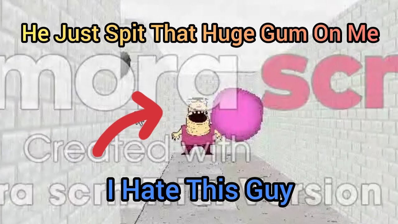 Some Random Guy Threw Gum At Me | Baldi Basic's Plus Full Version - YouTube