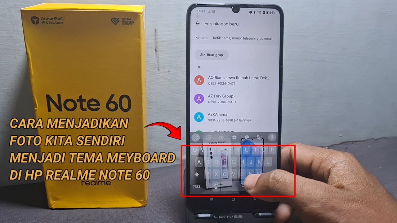 Cara Menjadikan Foto Kita Sendiri Menjadi Tema Keyboard Di HP Realme ...