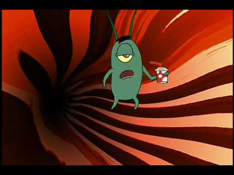 Spongebob Squarepants - Plankton Travels Through Vortex