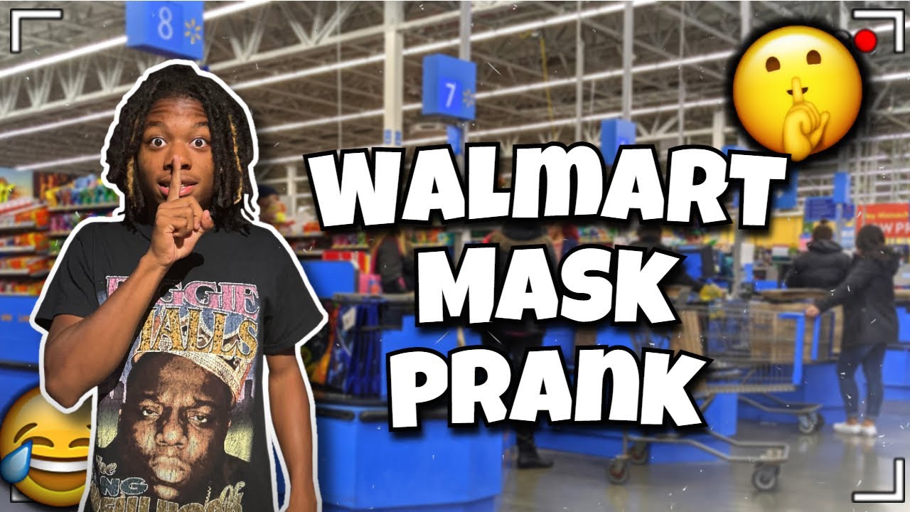 WALMART MASK PRANK🔥😂 - YouTube