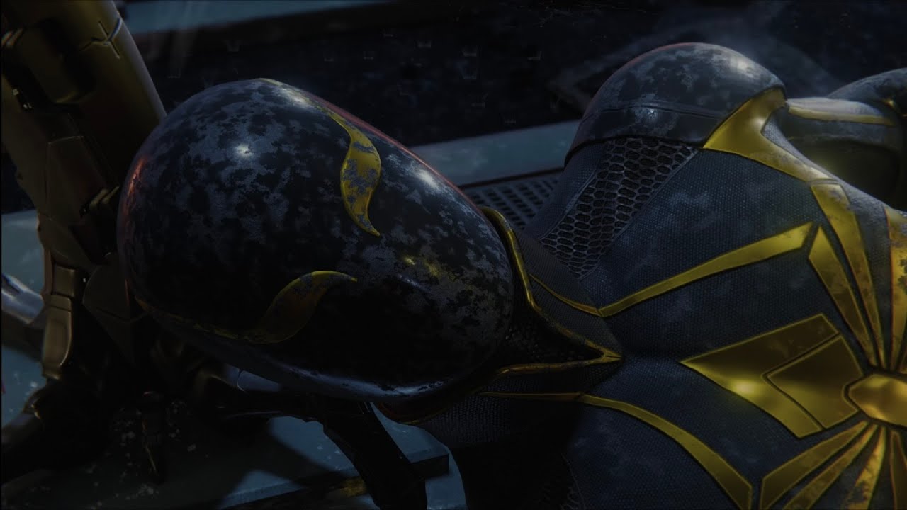 Spider-Man - Spider Armor - MK II Suit In All Cinematics Pt. 1 - YouTube