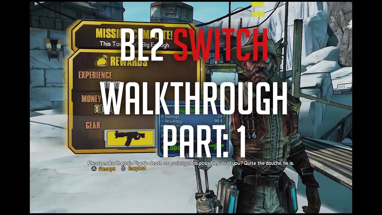 Nintendo Switch: Borderlands 2 Walk through part 1! - YouTube