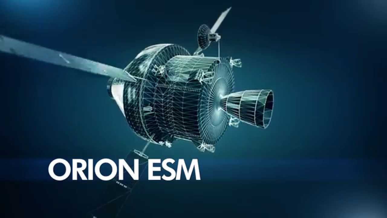 Orion ESM - Service module for NASA's spacecraft Orion - Clip 2 - YouTube