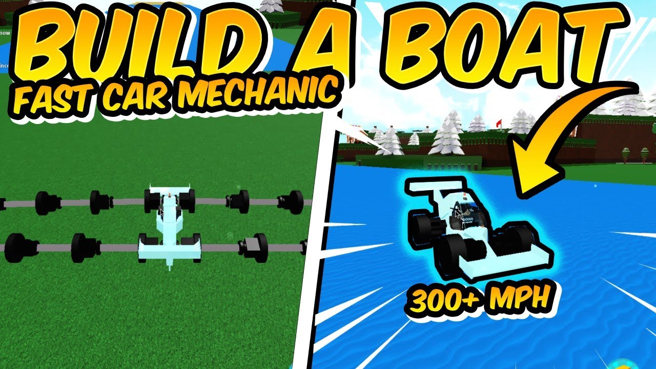 FAST WHEEL MECHANIC!!|Roblox Build A Boat For Treasure - YouTube