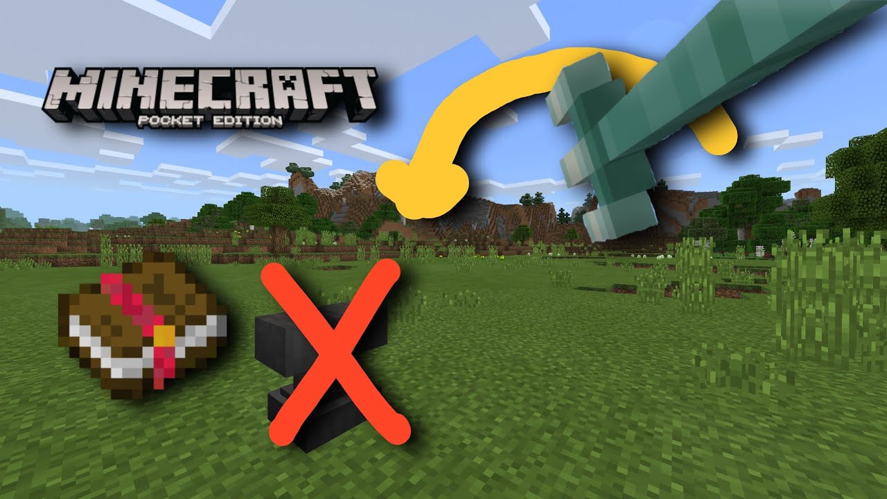 HOW TO MAKE Grappling Hook for Tridents, No Enchants-Minecraft Pocket ...
