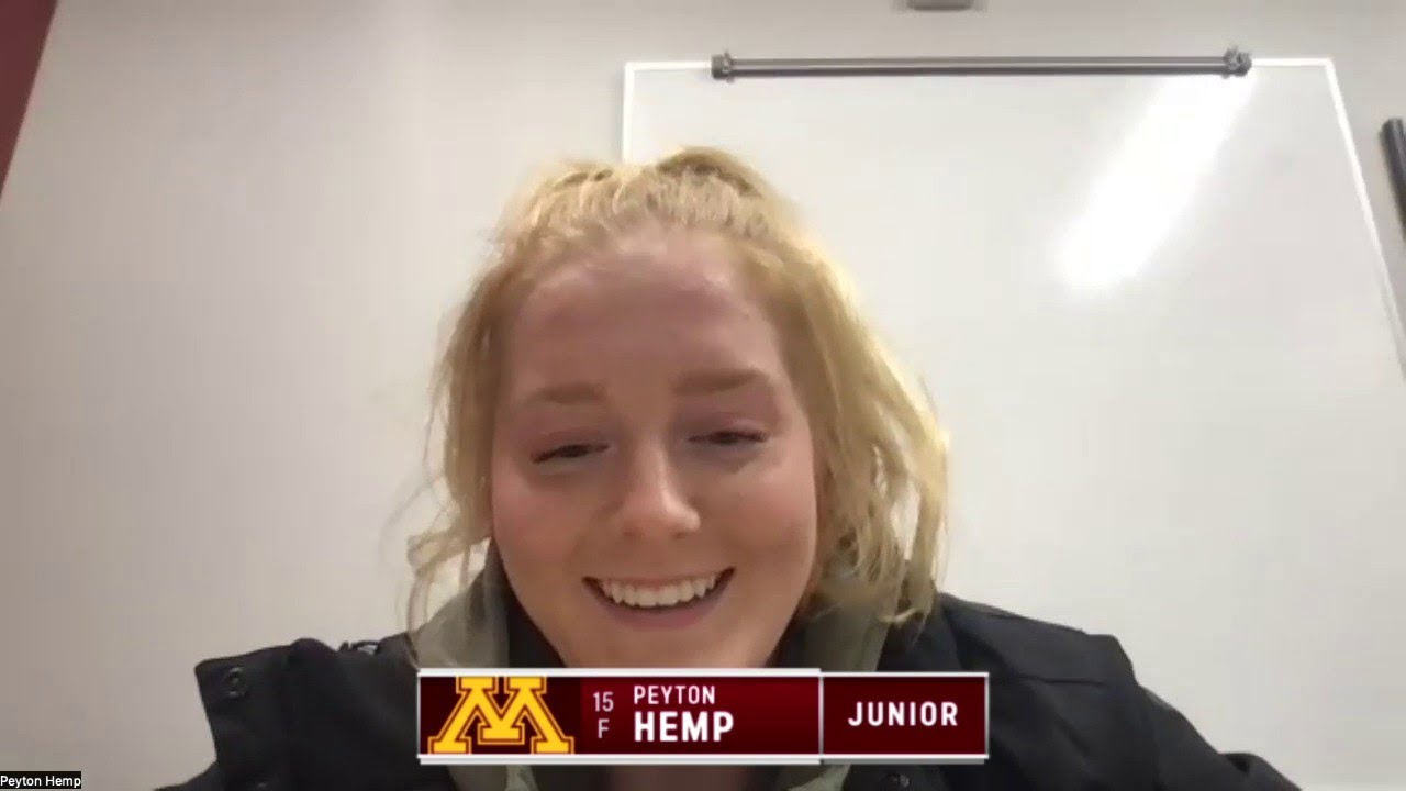 Quiz game: Get to know Gophers hockey sisters Josie, Peyton Hemp - YouTube