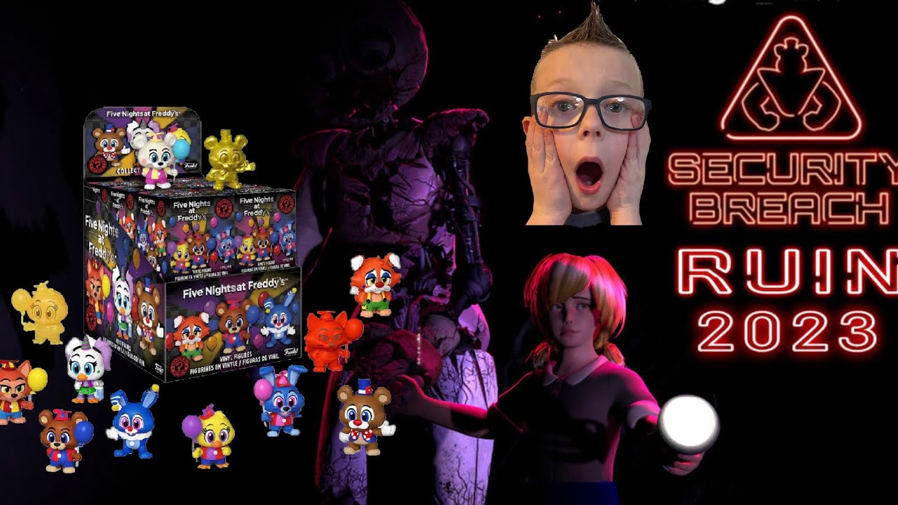 Unboxing 1 Entire case of FNAF Mystery Minis~ Security Breach Ruin ...