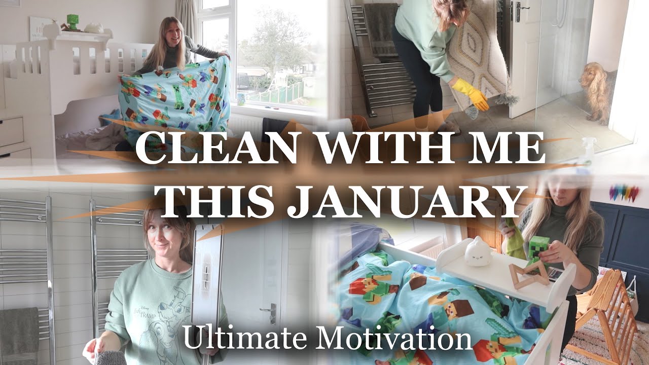 CLEAN WITH ME IN GLOOMY JANUARY | CLEANING MOTIVATION | ALINA GHOST ...