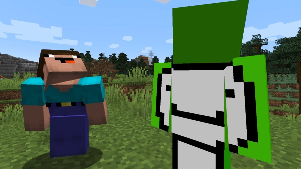 Dream VS Noob in Minecraft Manhunt... - YouTube