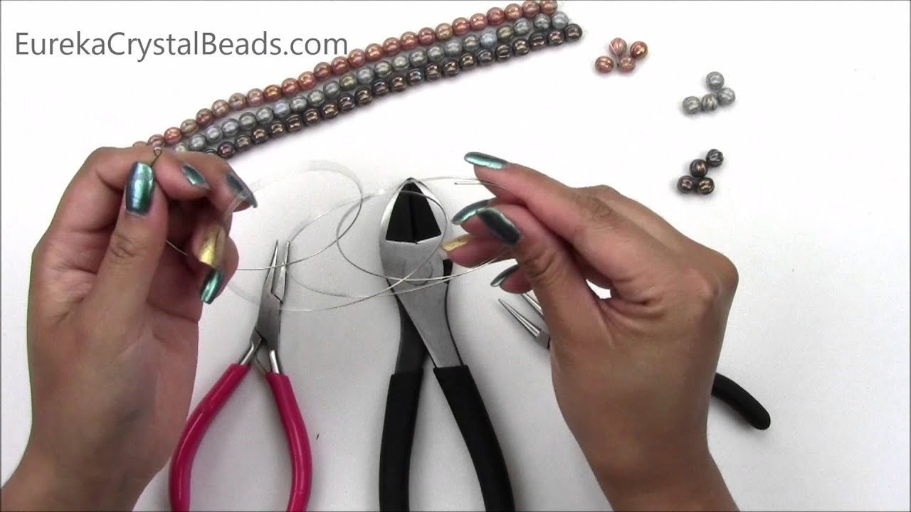 Quick Beading Project with Melons and Memory Wire - YouTube