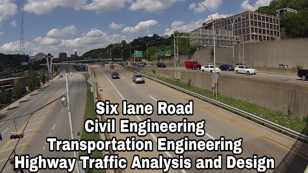Six Lane Road (Transportation Engineering) (Civil Engineering) Highway ...