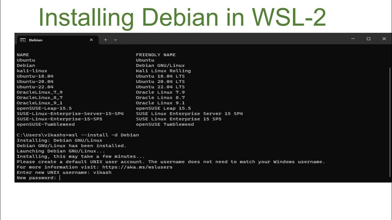 Linux on WSL2 - YouTube
