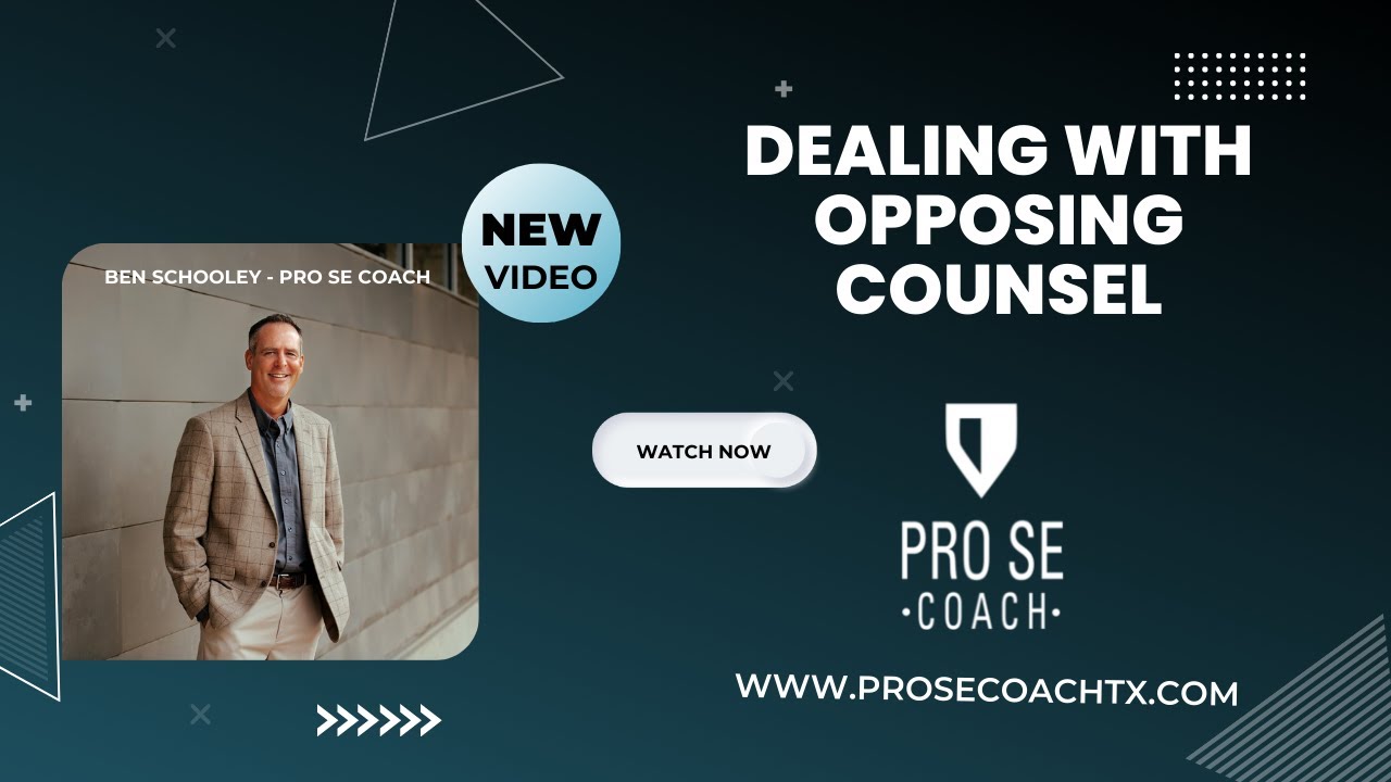 Dealing with Opposing Counsel in Texas Family Law - YouTube