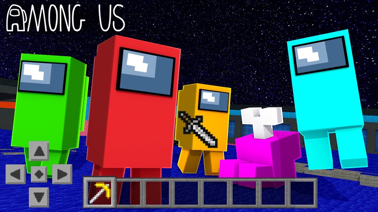 Minecraft - AMONG US ! NOVO ADDON IGUALZINHO AO JOGO AMONG US - YouTube