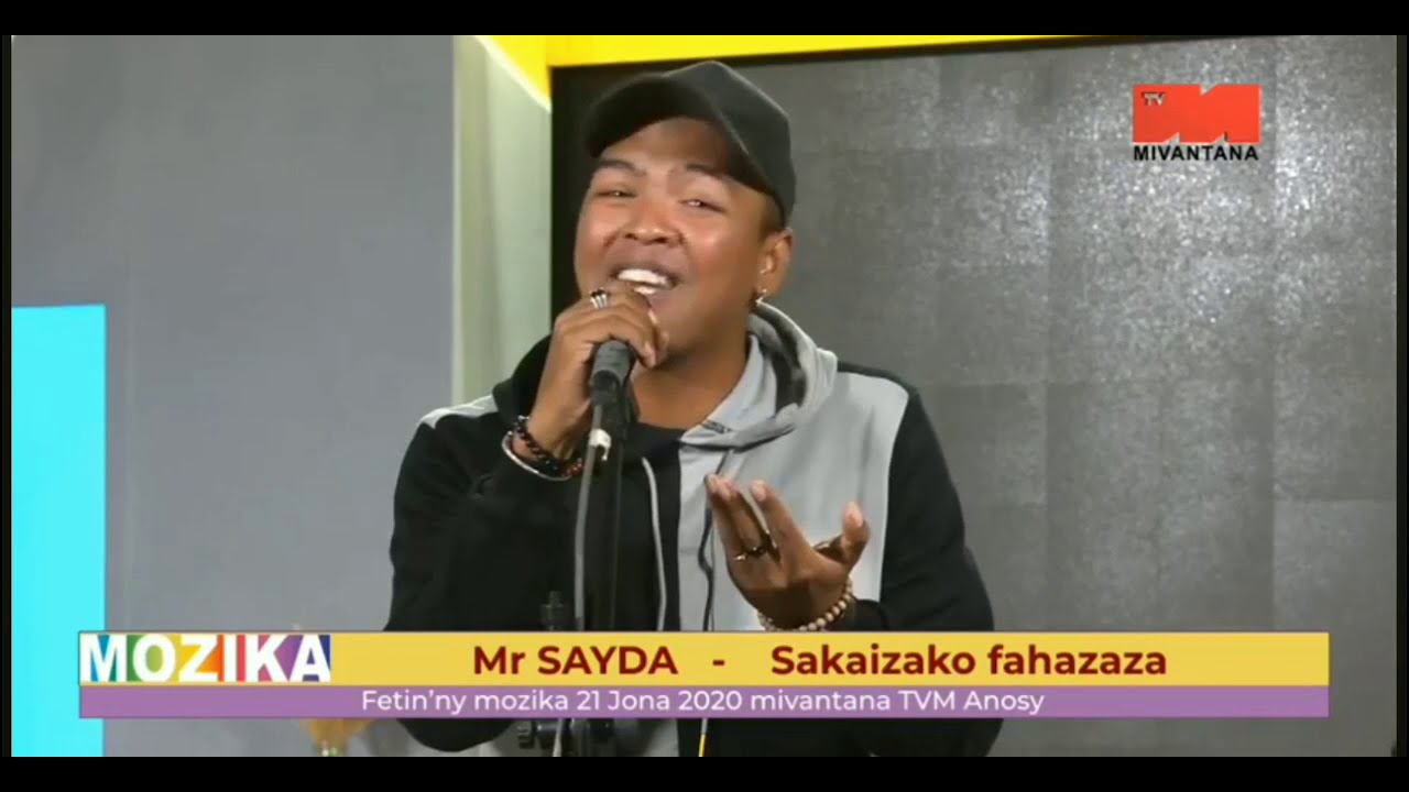 MR SAYDA - SAKAIZAKO FAHAZAZA (live, fête de la musique 2020) - YouTube