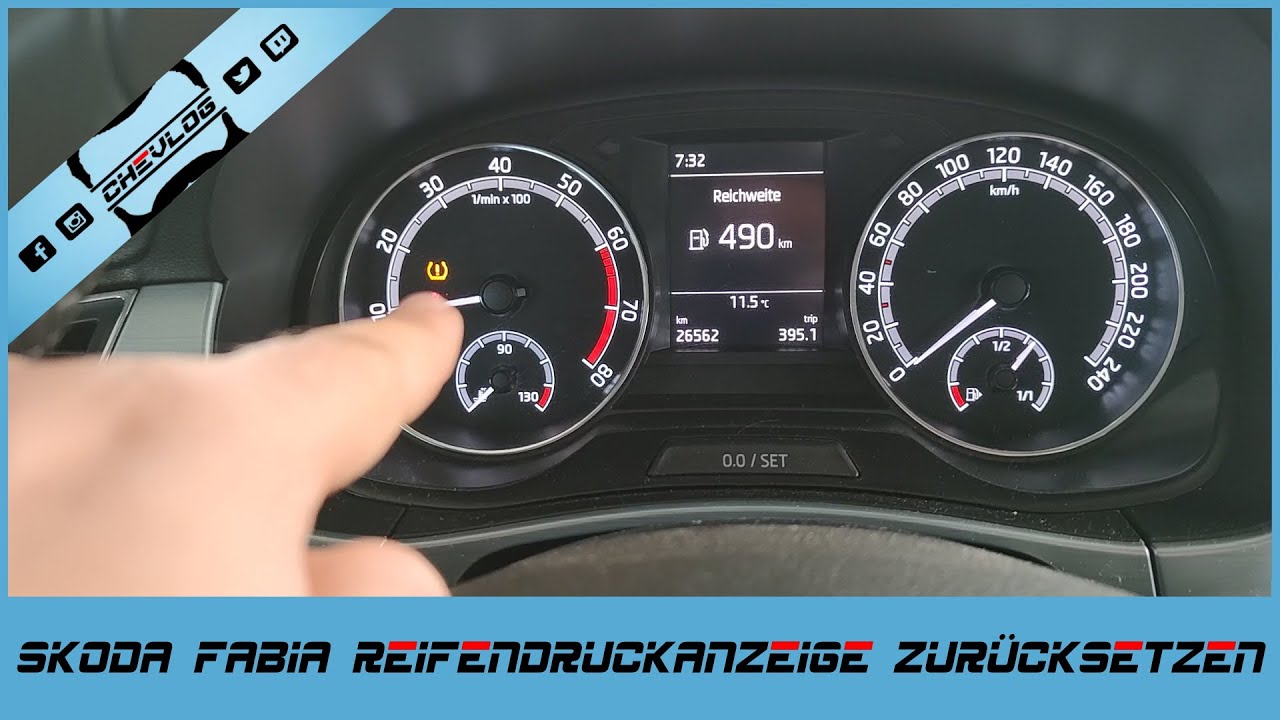 Skoda Fabia Reifendruck