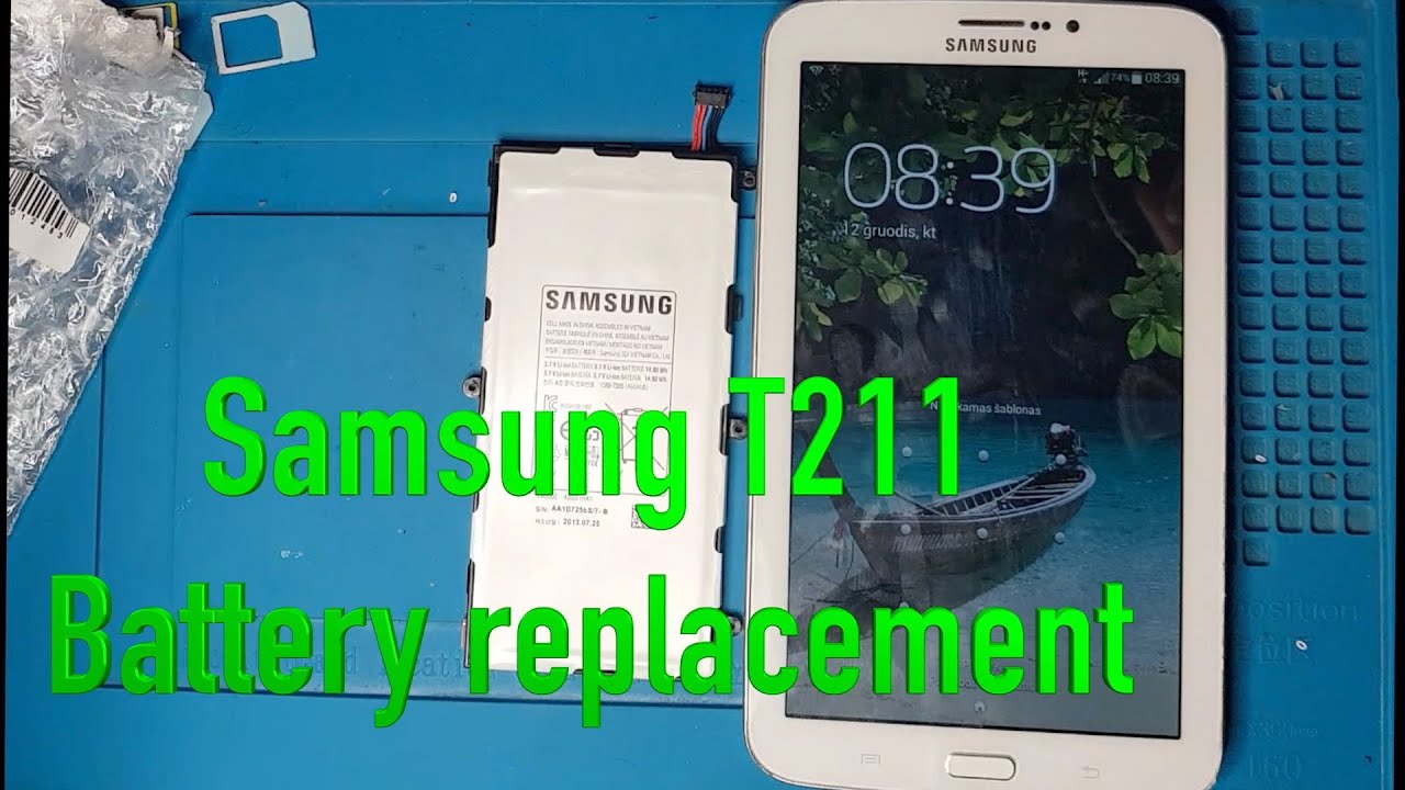 Sam T211 battery replacement - YouTube