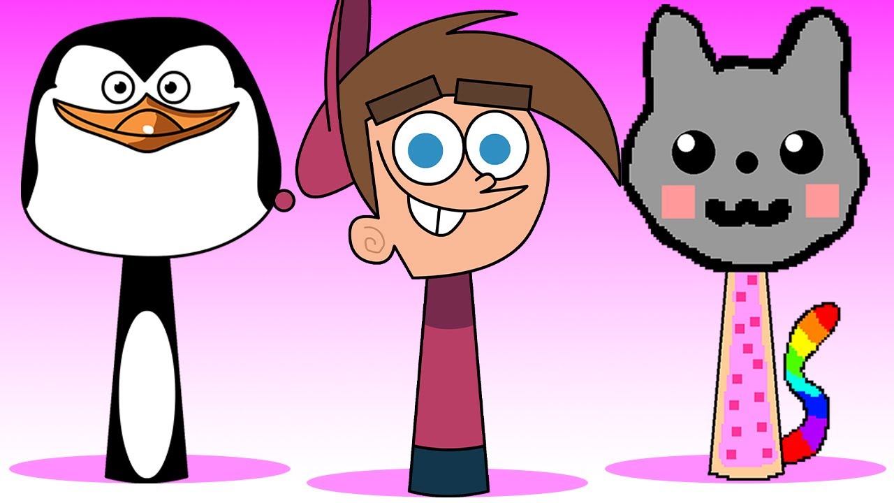 New Sprunki OC All Phases Compilation (Timmy Turner, Skipper, Nyan Cat ...