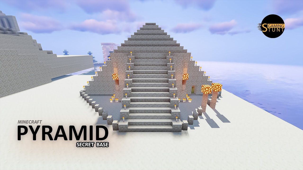 Minecraft Pyramid build tutorial || 3rd part - YouTube