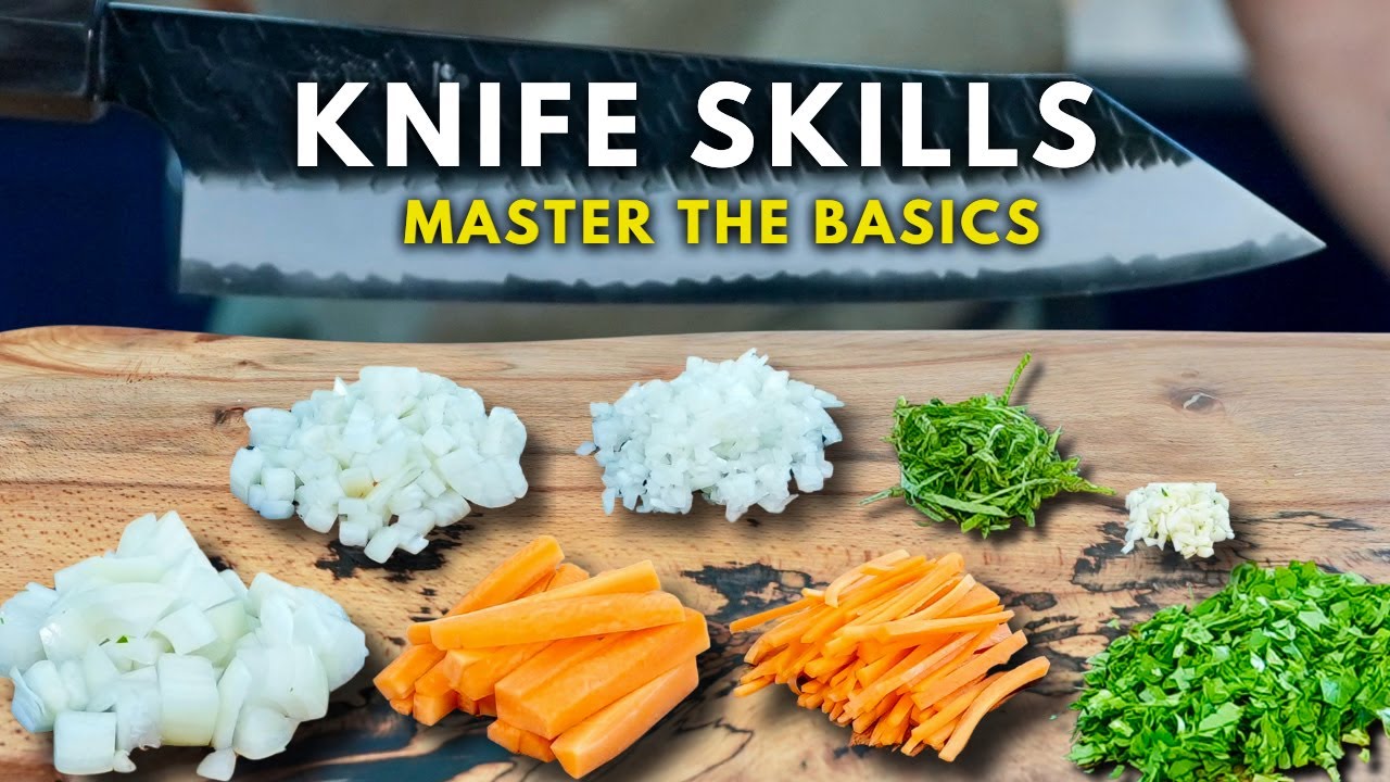 Knife Skills That Make Cooking Easier - YouTube