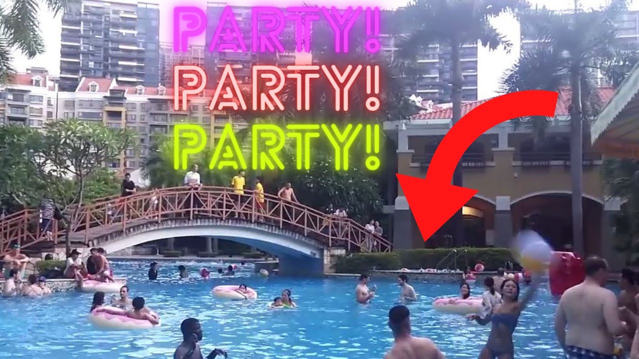 Pool Party in China & Bikini Contest | Shenzhen City - YouTube