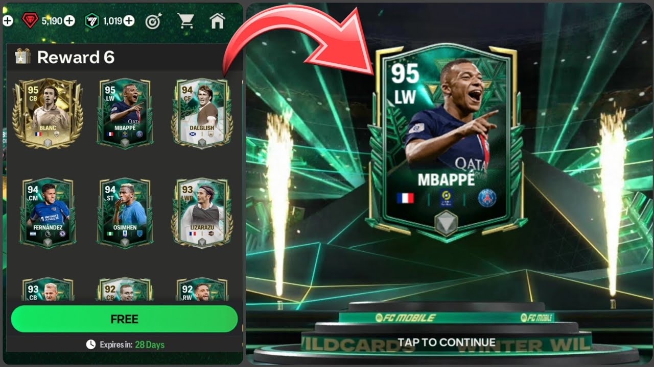 Mbappé!! 85-95 Packs in Winter Wildcards! FC Mobile 24 - YouTube